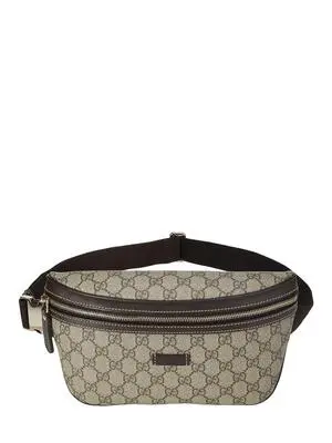 Gucci Original Gg Supreme Waist Pouch - Brown