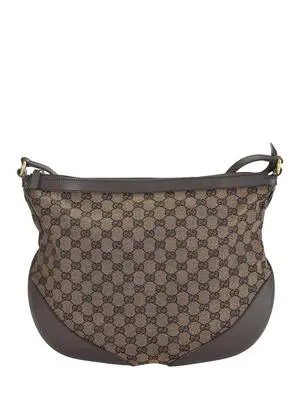 Gucci Gg Round Crossbody Bag - Brown