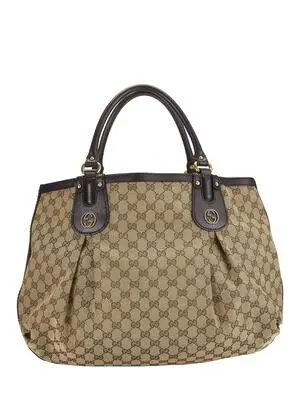 Gucci Original GG Scarlett Tote Brown