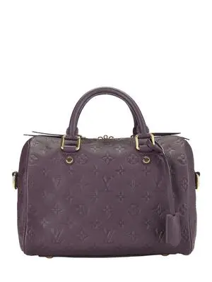 LOUIS VUITTON Empreinte Monogram Speedy Bandouliere 25 - Purple