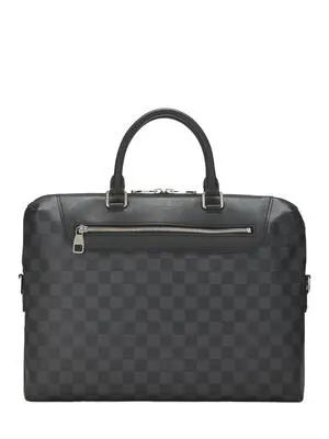 LOUIS VUITTON Damier Graphite Porte Documents Jour Nm - Black