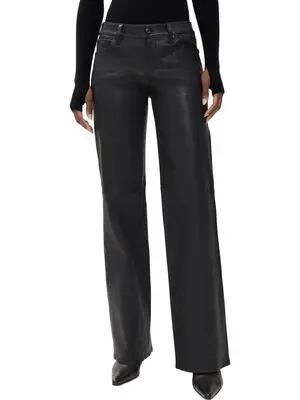 FRAME The Leather Gray Jeans