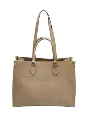 LOUIS VUITTON Mm Onthego Monogram Empreinte Tote Bag - Neutrals