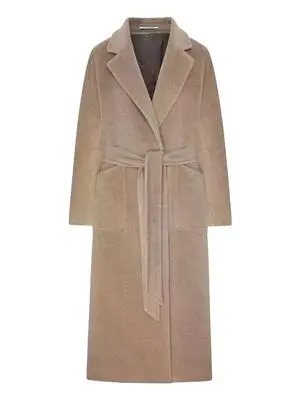 TAGLIATORE Belted Wool Coat