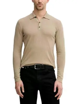 SISLEY Long-sleeve Polo Shirt
