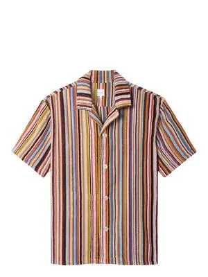 Paul Smith Apos;s Striped Cotton Camp Shirt - Multi