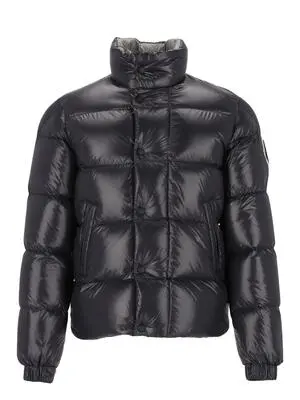 Moncler Bendola Short Down Jacket In Lacquer - Black