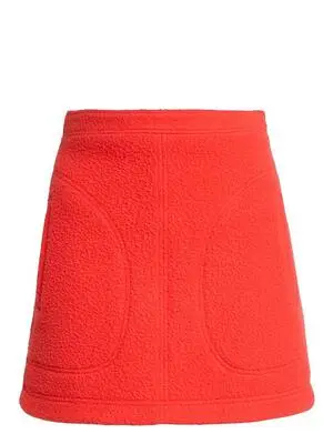Proenza Schouler Clarice Casentino Wool-blend Mini Skirt - Flame