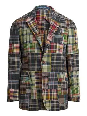 Polo Ralph Lauren Checked Cotton Blazer - Patchwork