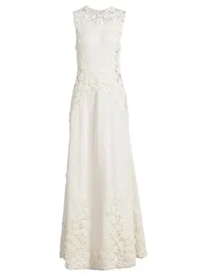 Ulla Johnson Genoveva Floral Embroidered Maxi Dress - Pristine