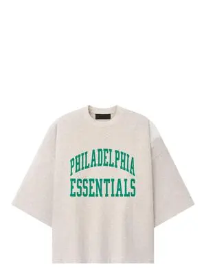 Fear Of God Eagles Merch Tee 'marble Heather - Grey