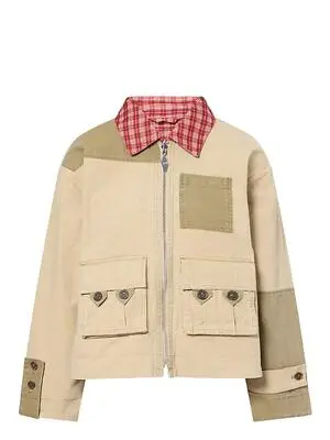 DAMSON MADDER Marcelle Reversible Cotton Barn Jacket - Multi