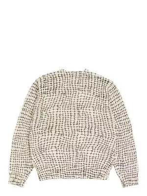 StÜssy Mesh-print Sweater - Neutrals