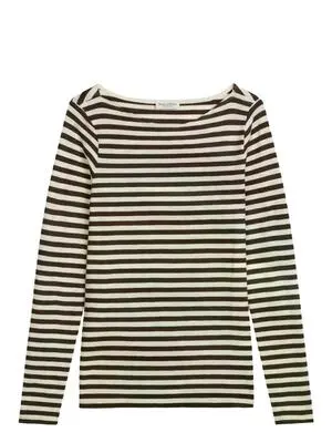 Marc O'polo Striped Long-sleeve T-shirt - Neutrals