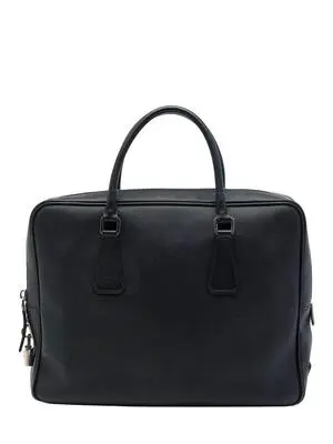 Prada 2013-2026 Saffiano Business Bag - Black
