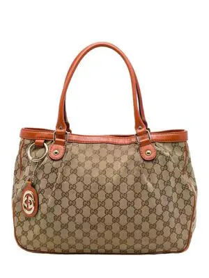 Gucci 2016-2026 Gg Canvas Sukey Tote Bag - Neutrals