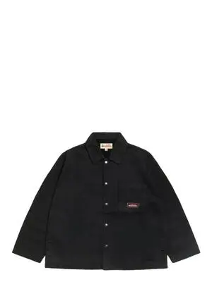StÜssy Canvas Work Overshirt - Black