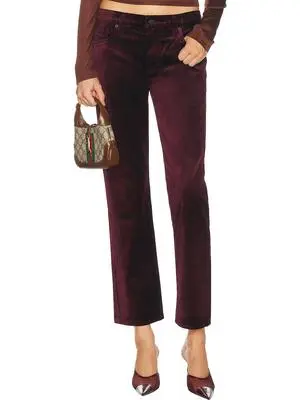 Citizens Of Humanity Citizens Of Humanity Anissa Straight Leg Pant In Burgundy Chambord