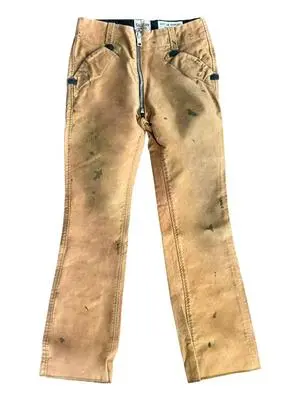 GALLERY DEPT. Hollywood Distressed Straight-leg Trousers - Neutrals
