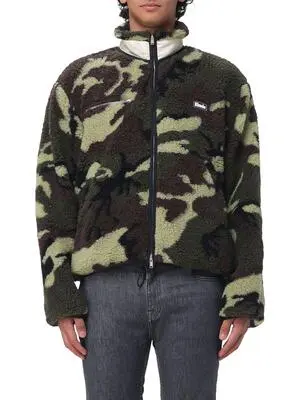 Rhude Parilla High-neck Camouflage Wool-blend Fleece Jacket - Multicolor