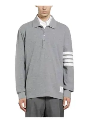 Thom Browne Thom Browne Collar Long Sleeve T-shirt 'gray' Gray