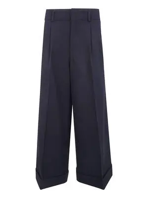COMME DES GARÇONS Trousers Wool Thick Gabardine Classic