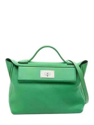 Hermès 2020 29 24/24 Vanquatre Bamboo Tote Bag - Green
