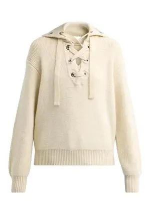 Isabel Marant Étoile Ydalia Lace-up Sweater - Ecru