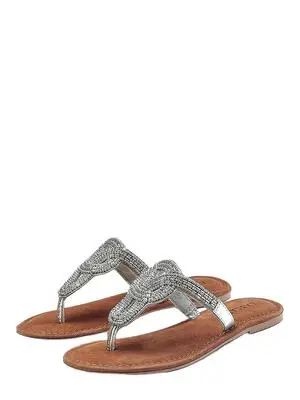 LASCANA Decorative Bead Sandals
