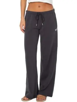Roxy Ariel Wide Leg Pants - Anthracite