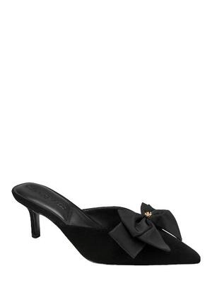 Karl Lagerfeld Paris Larina Pointed Toe Mule Black