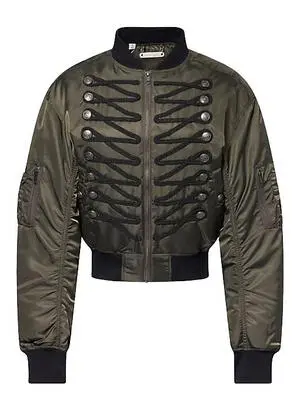 JADED LONDON Irsa Military Nylon Bomber Jacket M