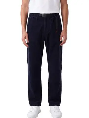 Gramicci Wide Leg Cotton Trousers With Elasticated Drawstring Waist Ink