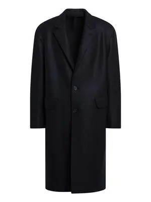 Harris Wharf London Single-breasted Wool Coat - Blue
