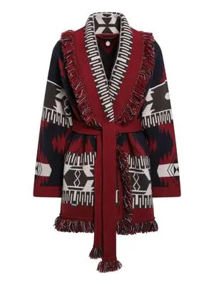 Alanui Alanui Icon Jacquard Cashmere Cardigan Multicolor