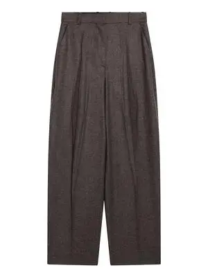 TOTÊME Toteme High-Waisted Flannel Trousers
