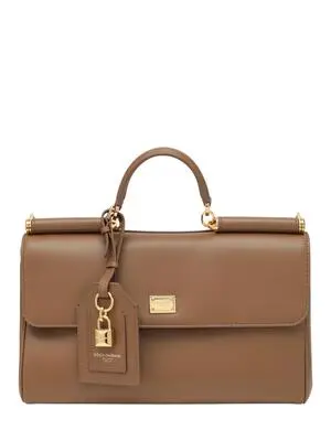 DOLCE & GABBANA Dolce E Gabbana My Sicily Mini Top-Handle Bag In Leather
