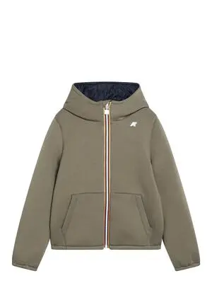 K-WAY Reversible Army Jacket With Mini Utility Appeal - Multicolor