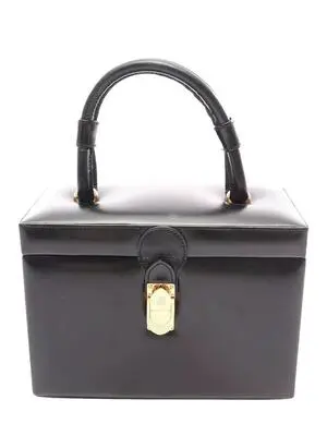 LOEWE 1970-1980 Leather Anagram Vanity Bag