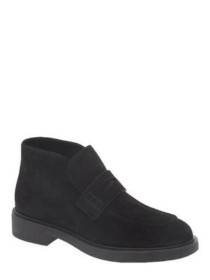 GIANVITO ROSSI Leather Chukka Boot - Black