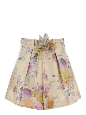 Zimmermann Zimmermann Women Printed Satin Luna Shorts Multicolor