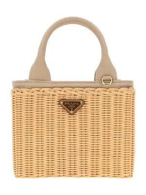 PRADA Prada Women Wicker Small Handbag