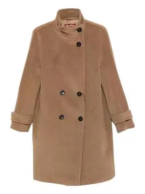 MAX MARA Double-breasted Buttoned-cuff Coat