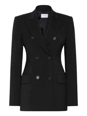 Sportmax Adamo Double-breasted Blazer - Black