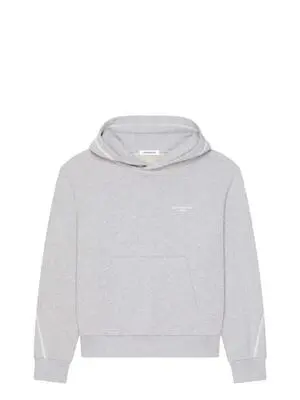 Givenchy Givenchy Men Fleece Hoodie With Exposed Stitching Gray
