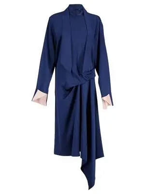 STELLA MCCARTNEY Stella Mccartney Women Satin-Finish Draped Midi Dress