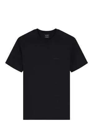 Armani Exchange Logo-print T-shirt - Black