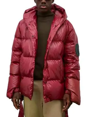 MMC STUDIO Jesso Padded Hooded Jacket - Red