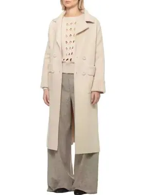 D.exterior Cut-out Raglan-sleeve Sweater - Neutrals