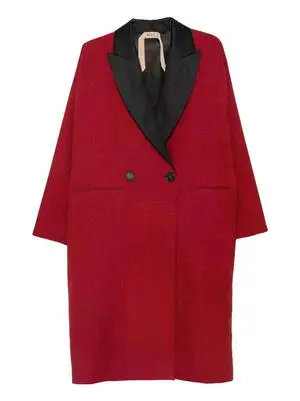 N°21 Check Double-breasted Coat